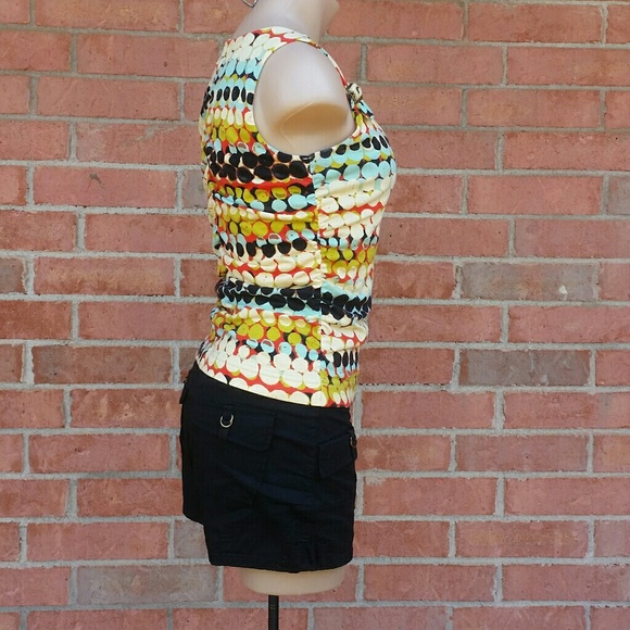 Rewind | Pants & Jumpsuits | Rewind Romper Polkadot Cream Lime Green ...